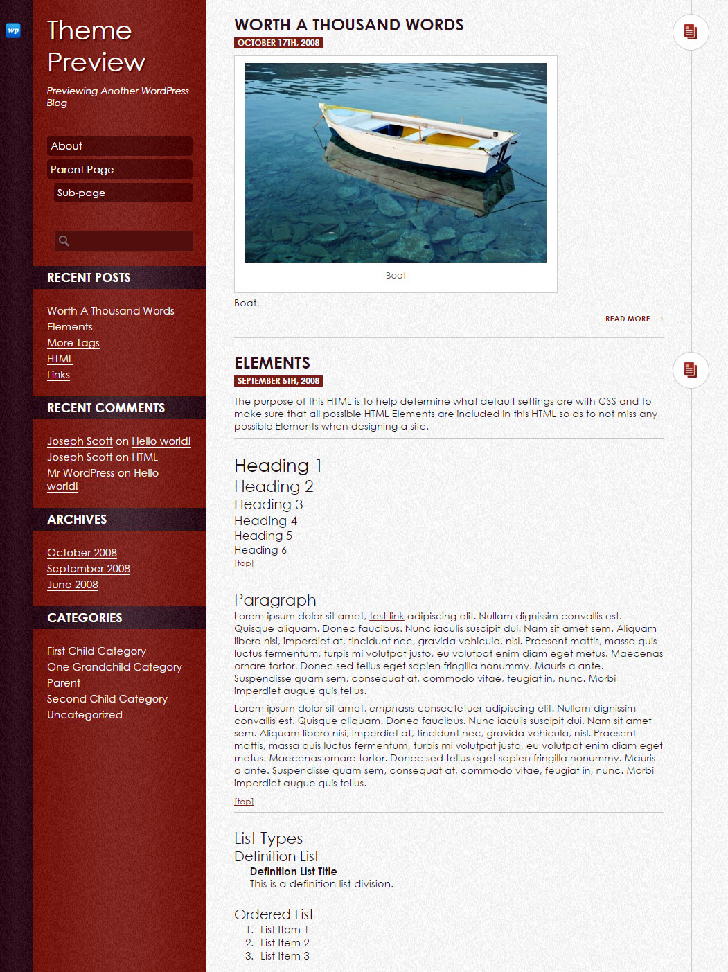 DailyPost WordPress Theme ideal for your blog posts.